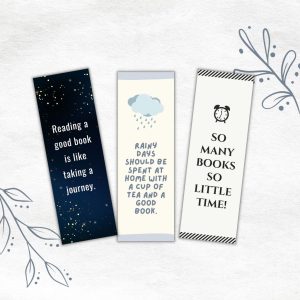 How To Make Your Own Blank Bookmark Template Printable In Canva - Sharmell Day