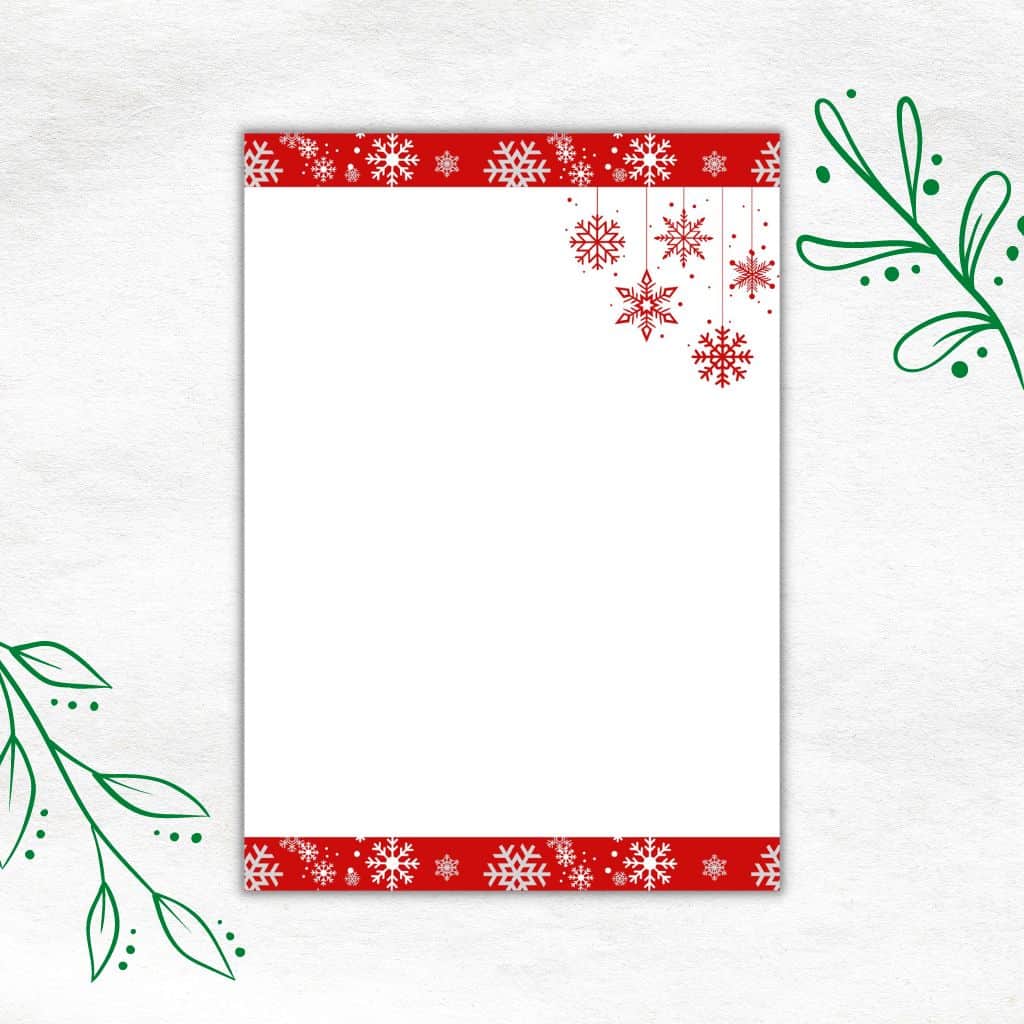 How to Create Your Own Festive Christmas Border Paper Printable ...