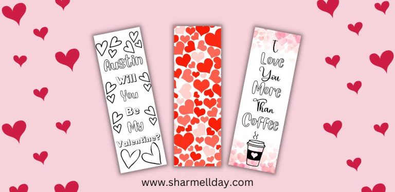 DIY Valentine Printable Bookmarks: Easy And Fun Gifts For Your Loved ...