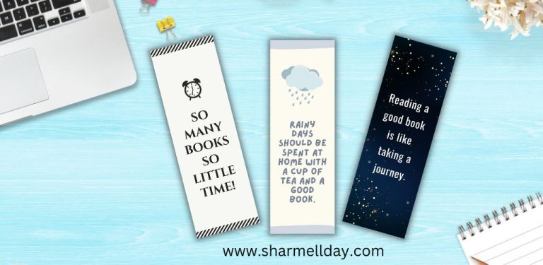 How To Create Your Own Printable Bookmarks Using Canva - Sharmell Day